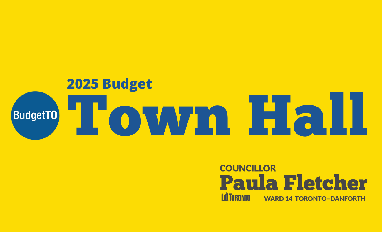 2025 Budget Town Hall - Councillor Paula Fletcher
