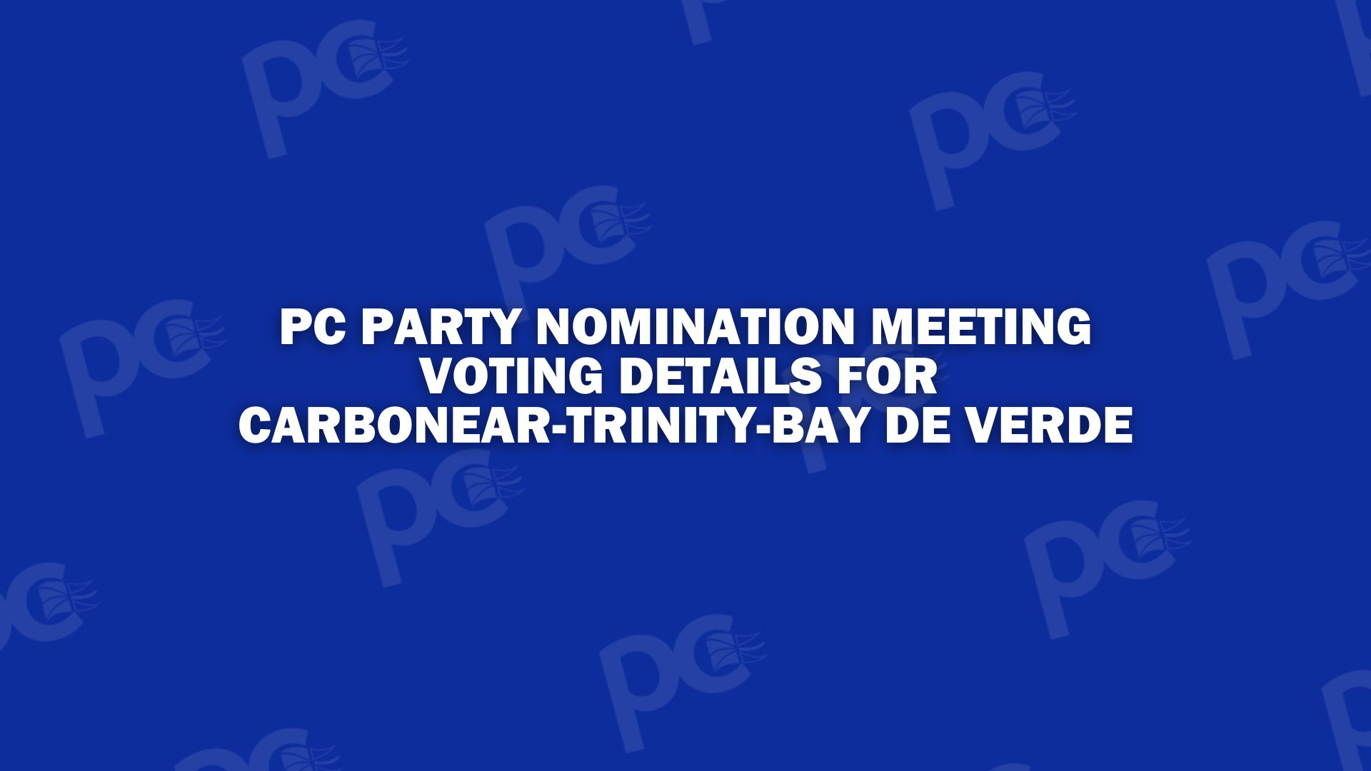News - Progressive Conservative Party of Newfoundland and Labrador