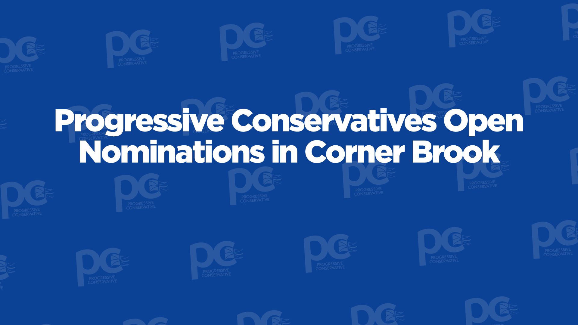 News - Progressive Conservative Party of Newfoundland and Labrador