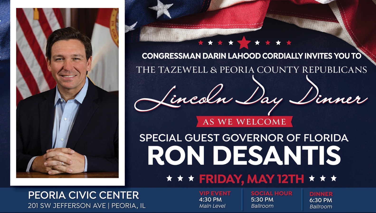 Lincoln Day Dinner Special Guest - Peoria County Republicans