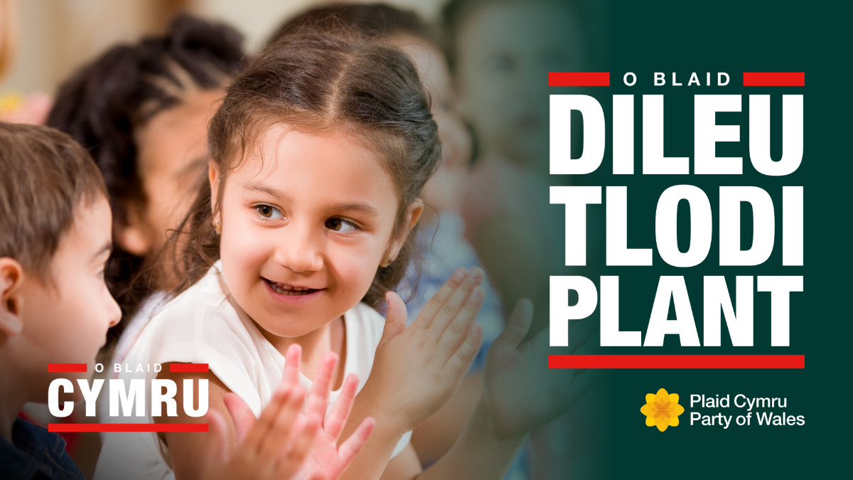 Gall ewyllys wleidyddol ddileu tlodi plant - Plaid Cymru - Plaid Cymru
