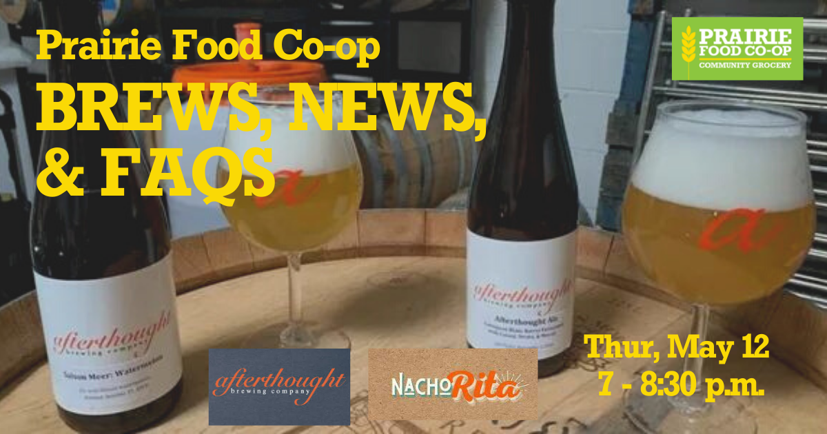 Brews, News, & FAQs @ Afterthought Brewing Company