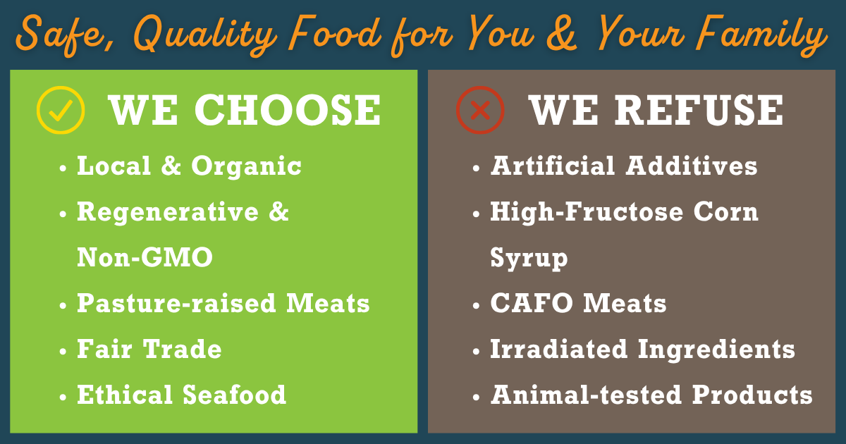 Our Product Standards - Prairie Food Co-op Community Grocery