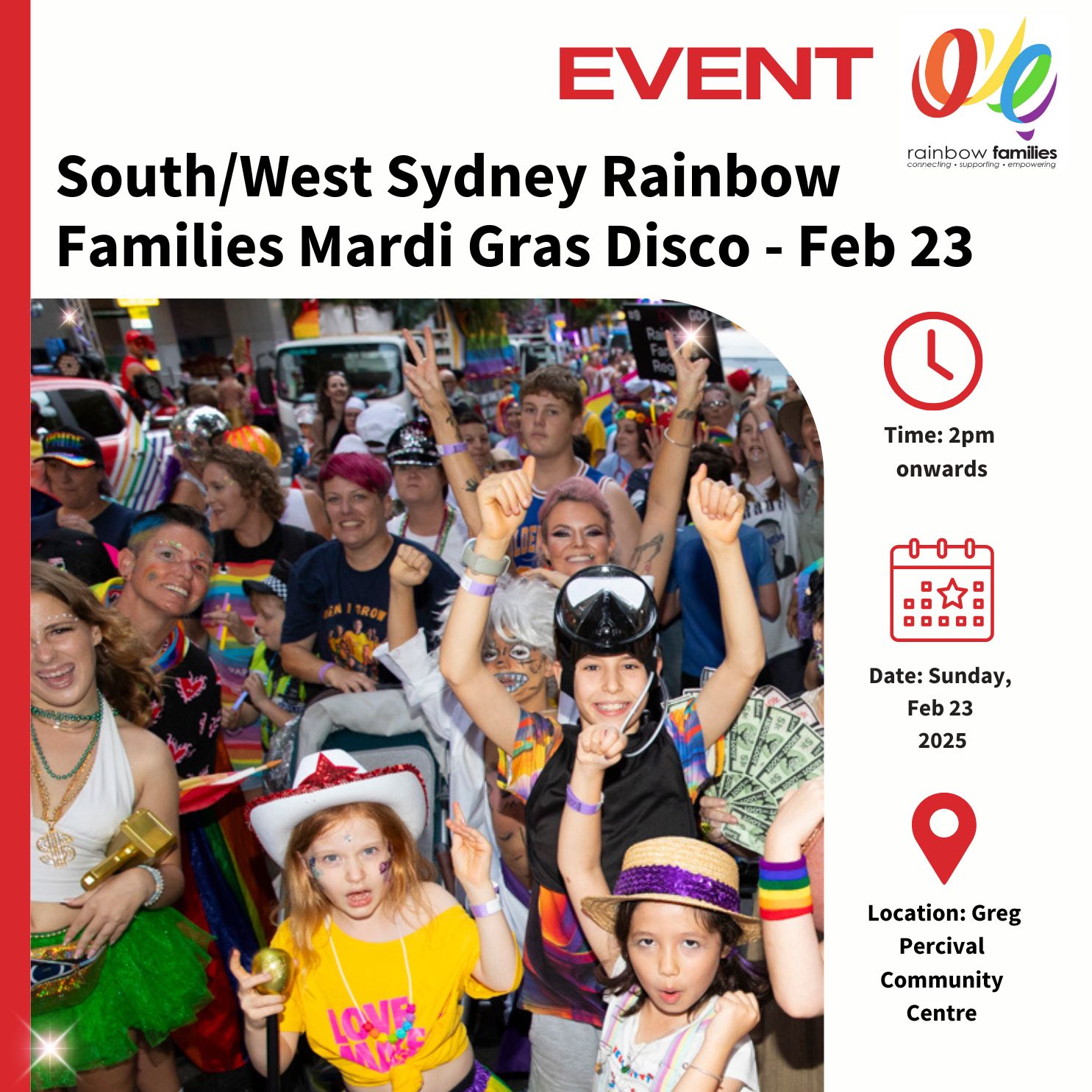South Western Sydney Rainbow Families Mardi Gras Disco! - Feb 23 ...
