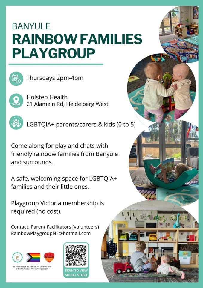 Banyule/north-east Rainbow Family Playgroup in Melbourne. - Rainbow ...