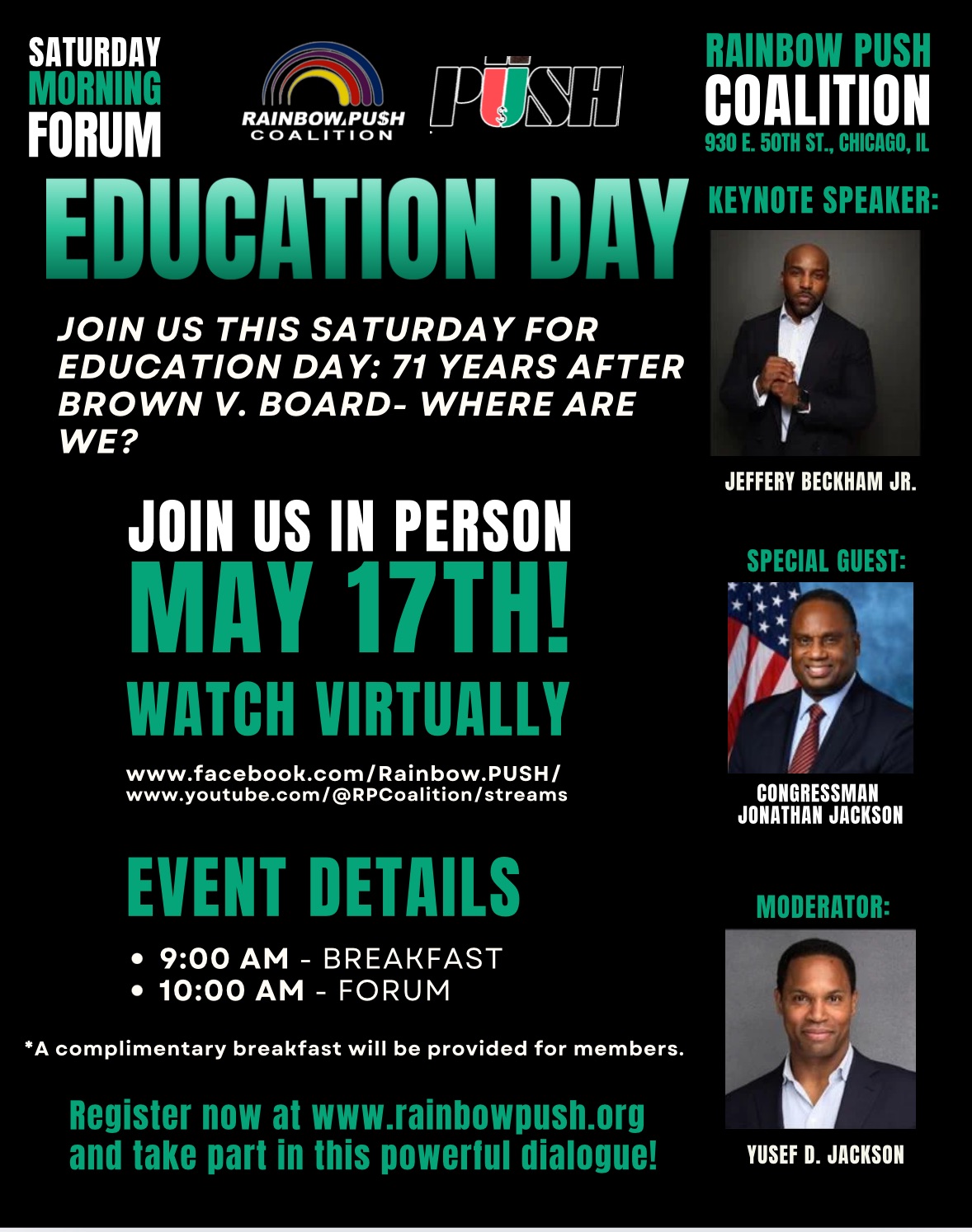 Saturday Forum - May 17th