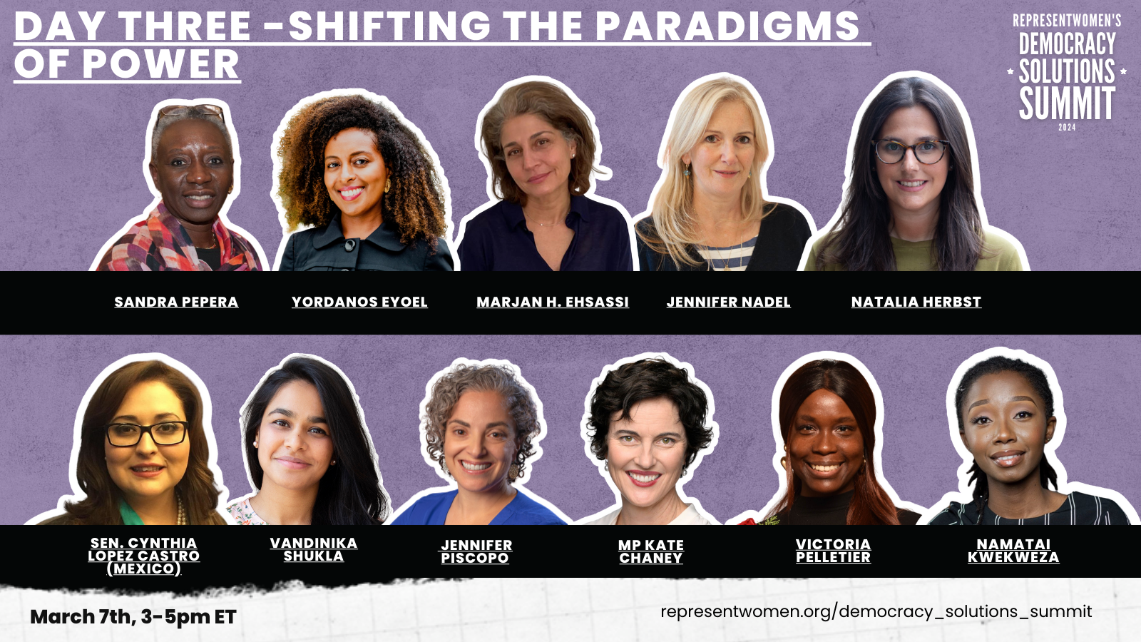 DSS 2024 Day Three - RepresentWomen