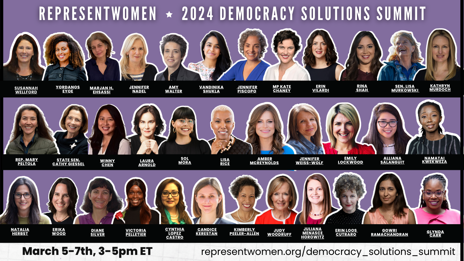 Democracy Solutions Summit: Amplifying Women's Voices - RepresentWomen