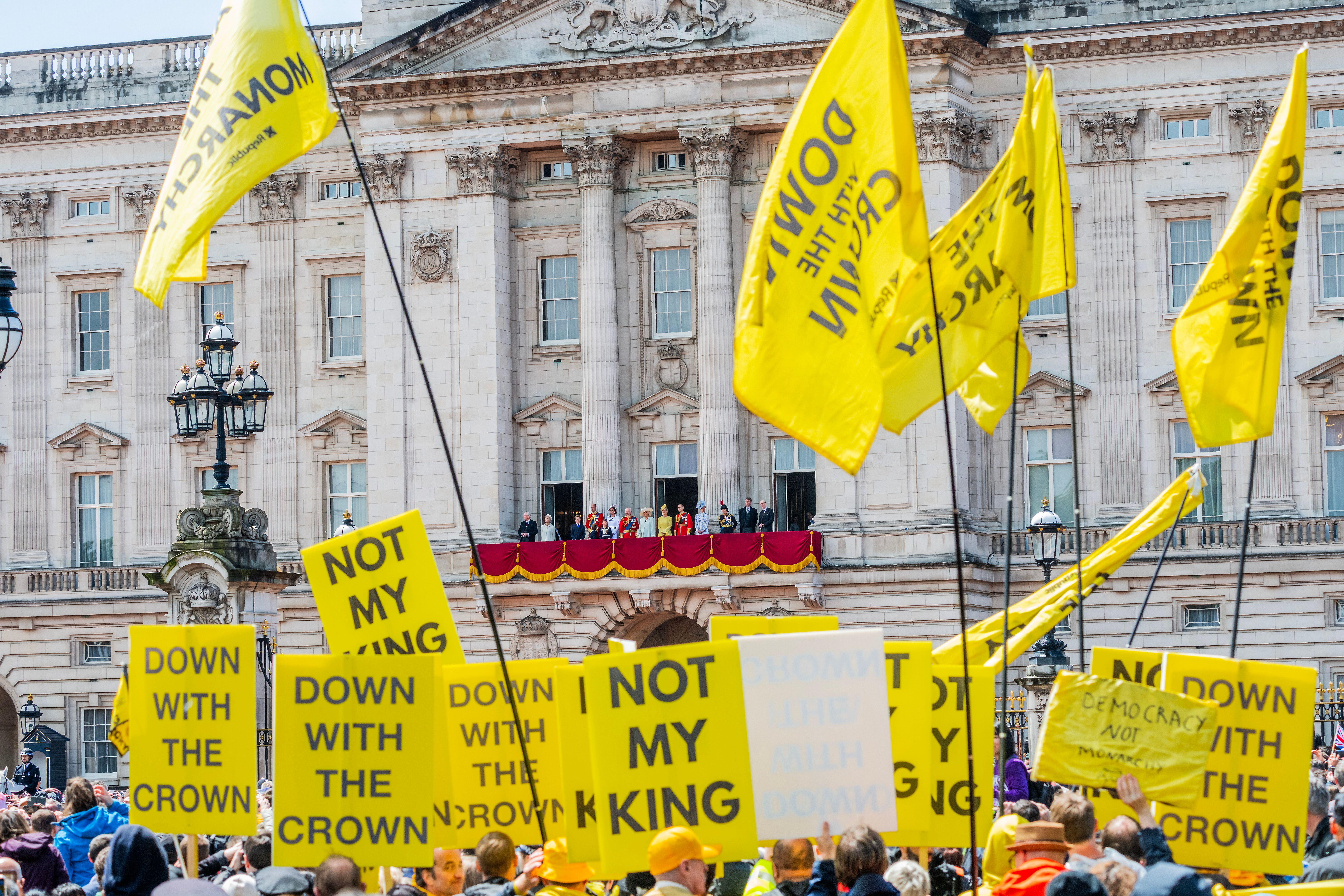 Trooping the Colour Protest - Republic
