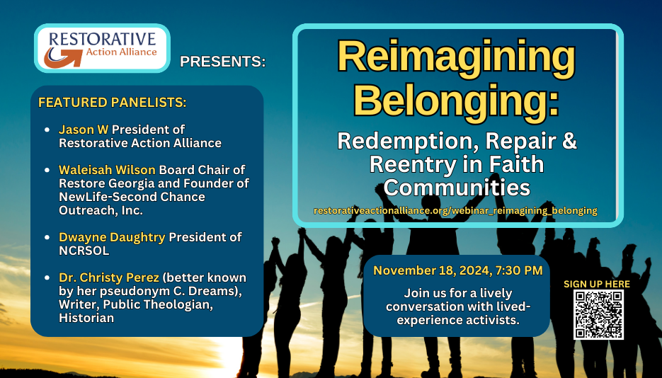 Webinar Reimagining Belonging Restorative Action Alliance