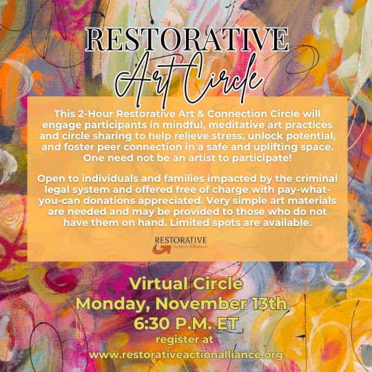 Restorative Art Circle Restorative Action Alliance