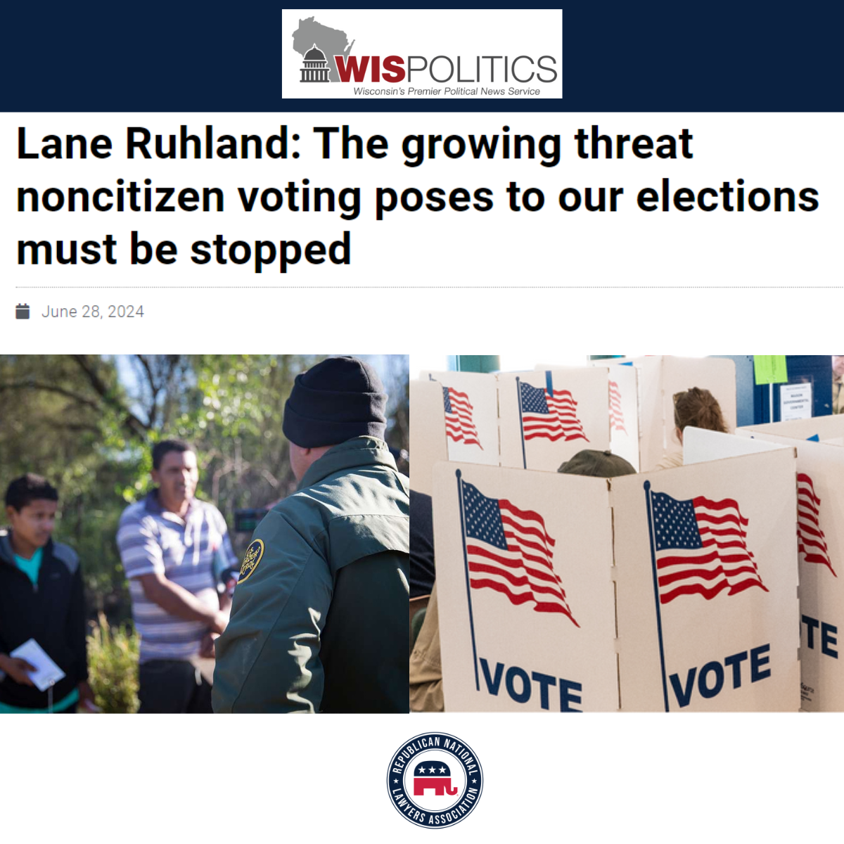 lane ruhland in wispolics.com - Republican National Lawyers Association
