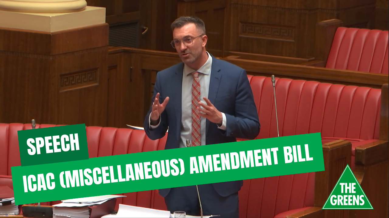 Speech: Independent Commission Against Corruption (Miscellaneous ...