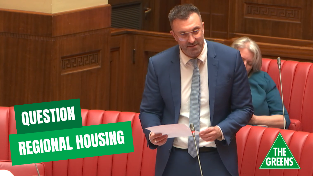 Question: Regional Housing - Robert Simms MLC