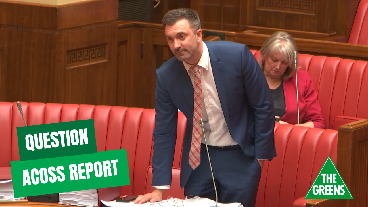 Question: ACOSS Housing Report - Robert Simms MLC