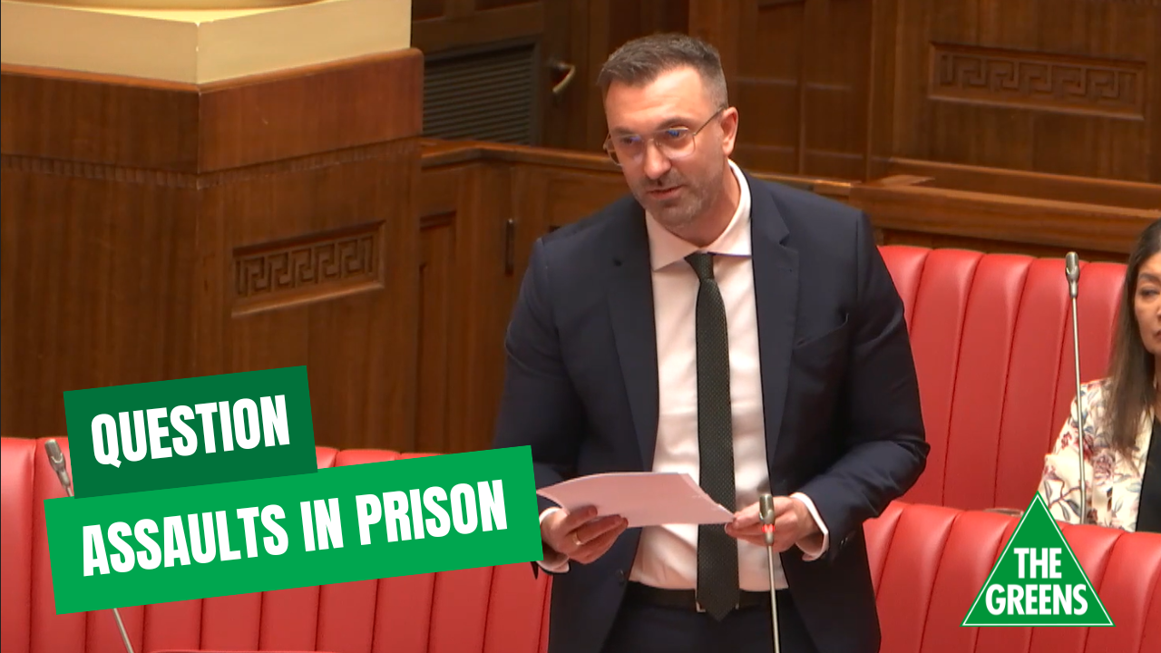 Question: Prison Assaults - Robert Simms MLC