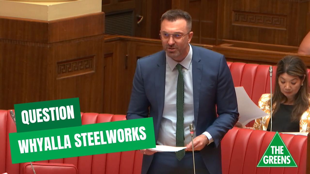 Question: Whyalla Steelworks - Robert Simms MLC