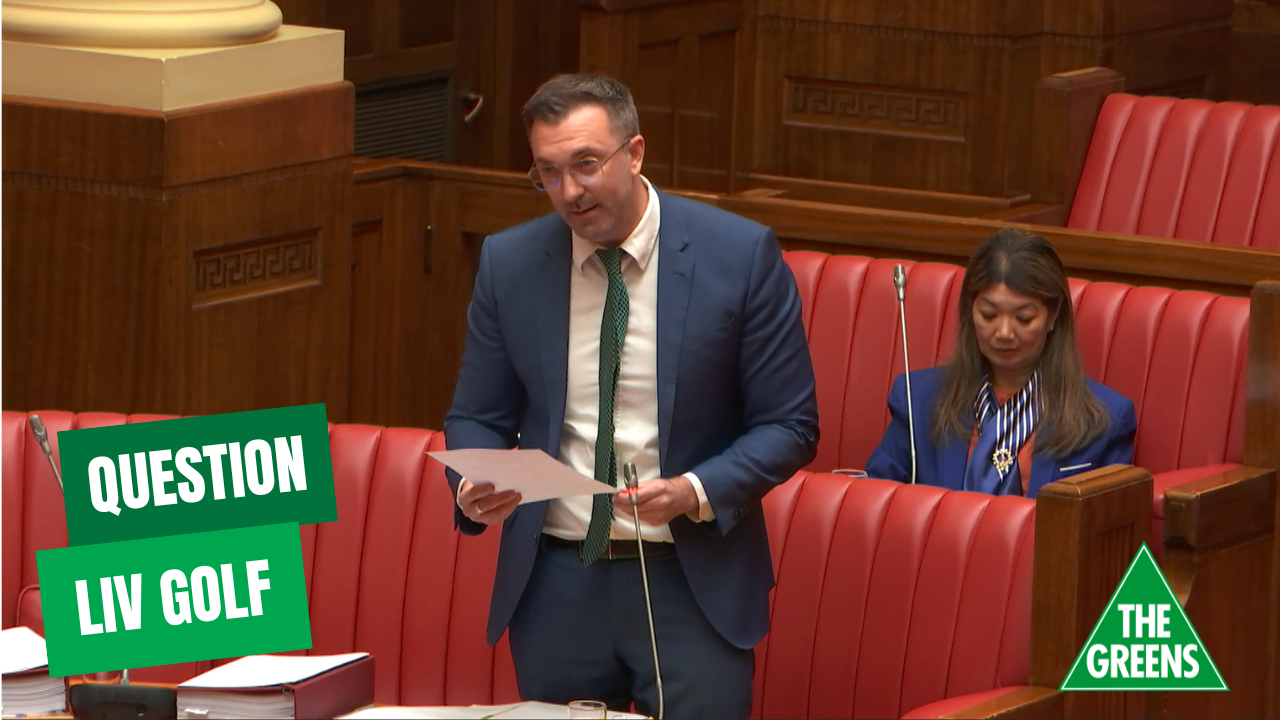 Question: LIV Golf - Robert Simms MLC