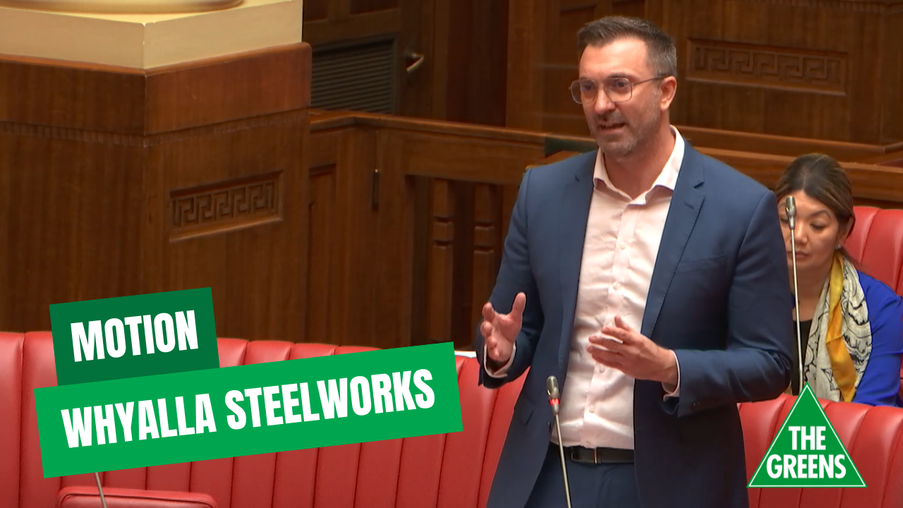 Motion: Whyalla Steelworks - Robert Simms MLC