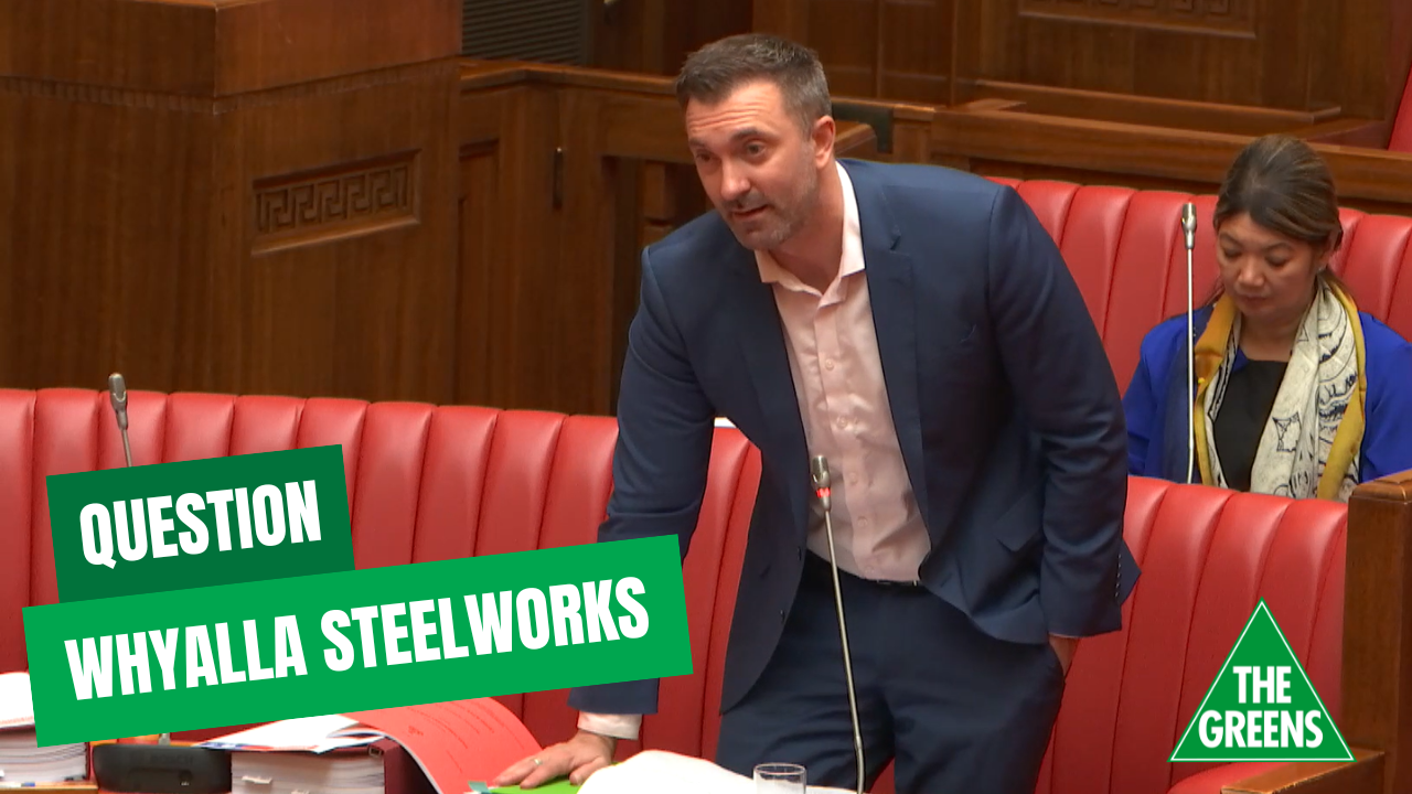 Question: Equity Stake in Whyalla Steelworks - Robert Simms MLC