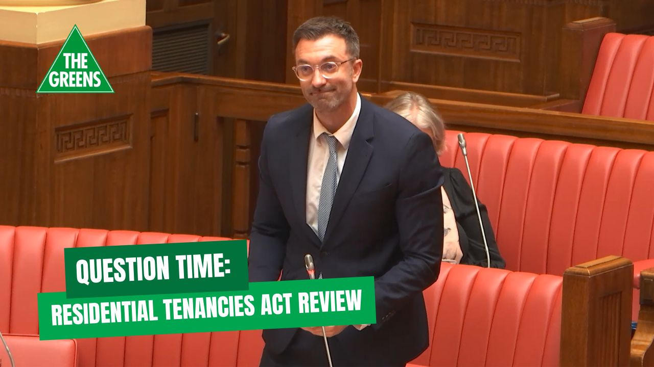 Question: Residential Tenancies Act Review - Robert Simms MLC