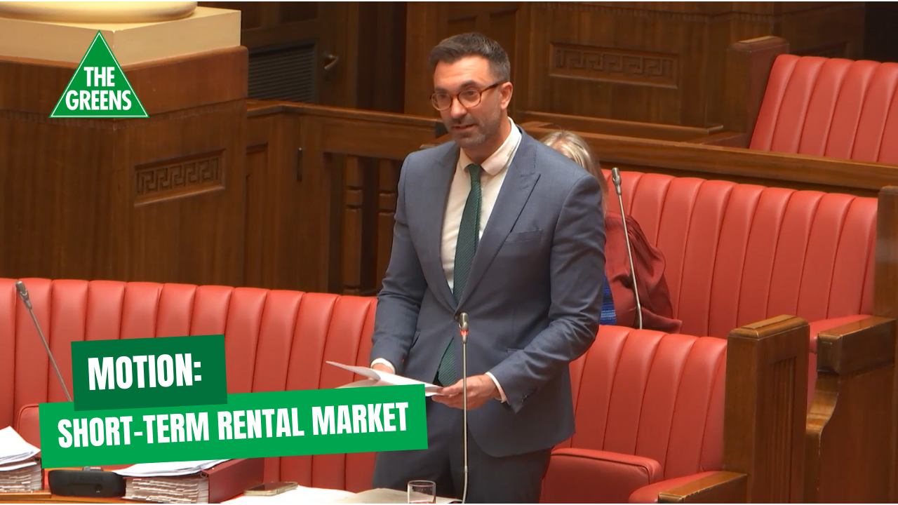Motion: Short-Term Rental Market - Robert Simms MLC