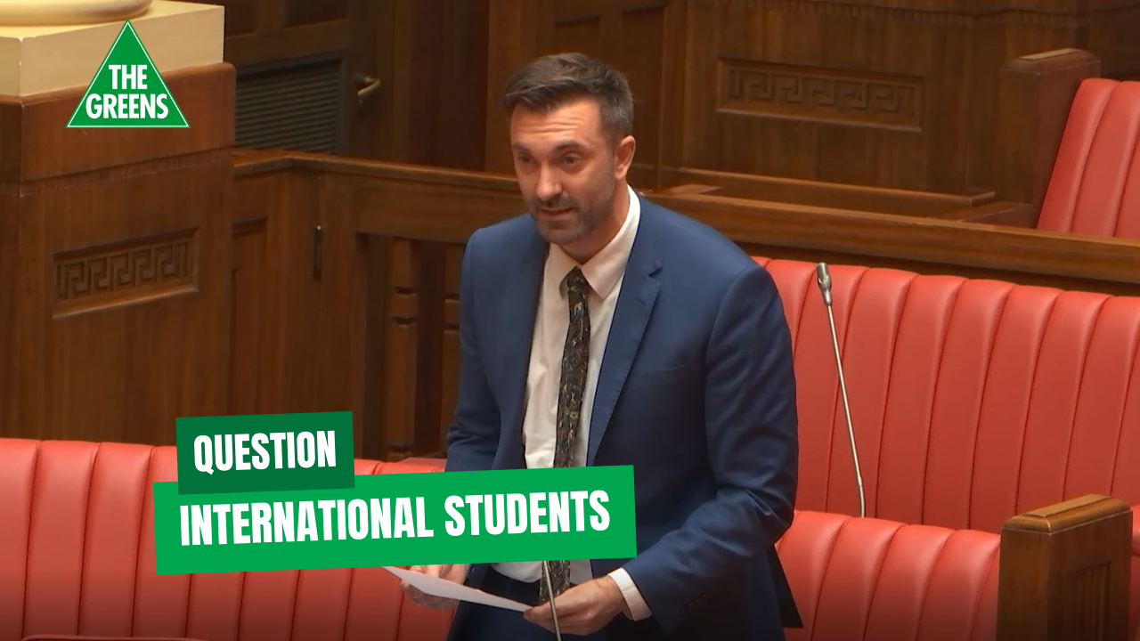 Question: International Students - Robert Simms MLC