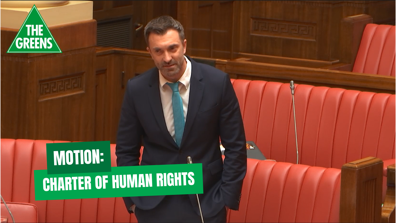Motion: Charter of Human Rights - Robert Simms MLC