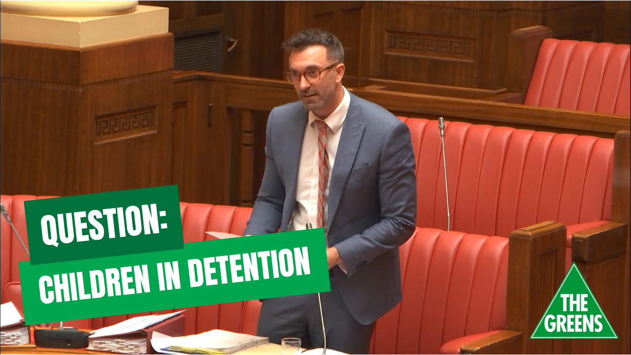 Question: Children in Detention - Robert Simms MLC