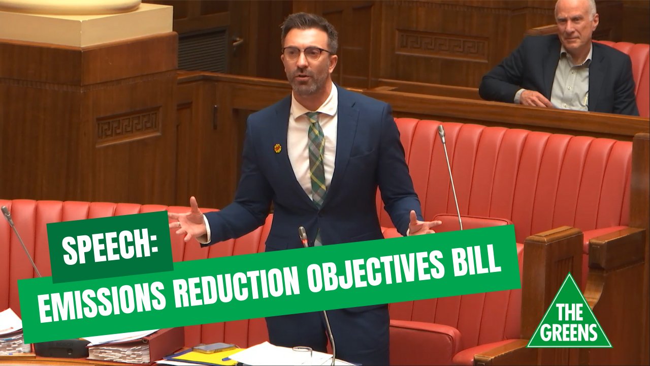 Emissions Reduction Objectives - Robert Simms MLC