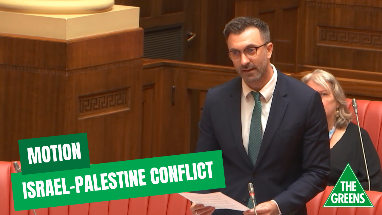 Motion: Israel-Palestine - Robert Simms MLC