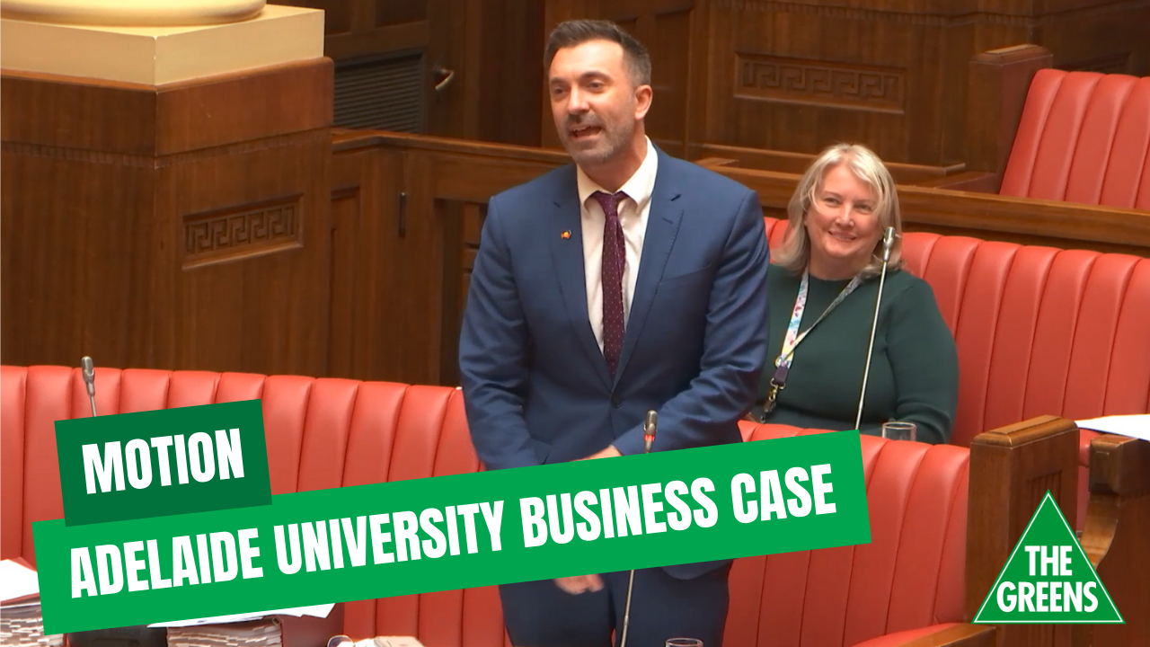 Motion: Establishment of Adelaide University - Robert Simms MLC