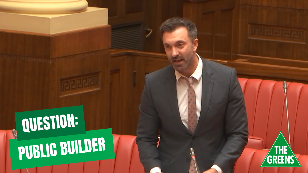 Question: Publicly Owned Builder - Robert Simms MLC