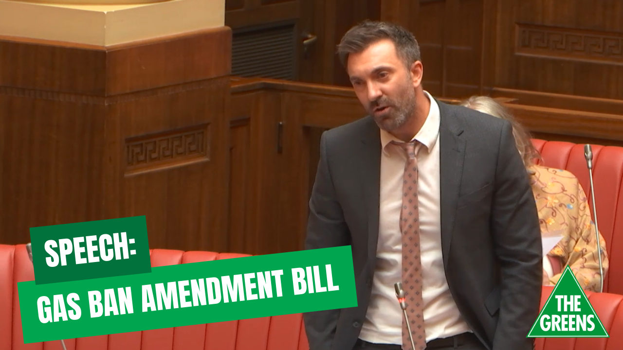 Gas (Ban on New Connections) Amendment Bill - Robert Simms MLC