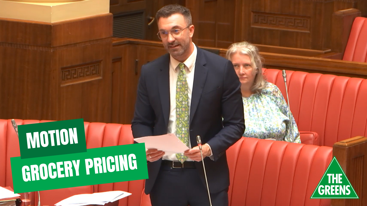 Motion: Grocery Pricing - Robert Simms MLC