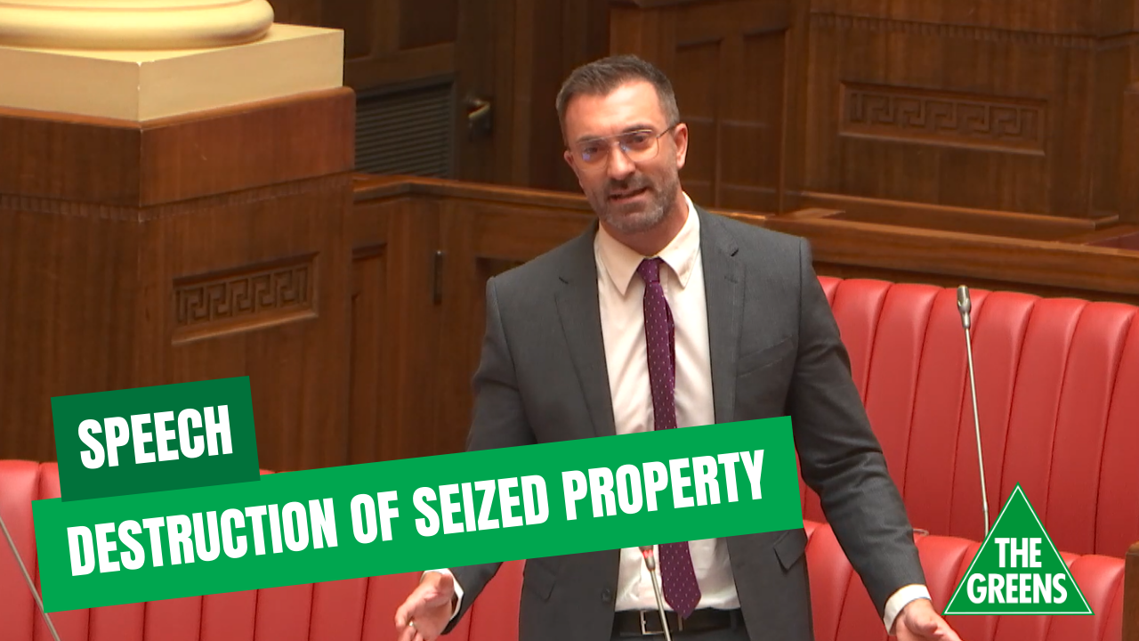 Controlled Substances (Destruction of Seized Property) Amendment Bill ...