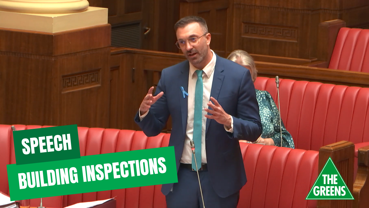 Land and Business (Sale and Conveyancing) (Building Inspections) Amendment Bill - Robert Simms MLC