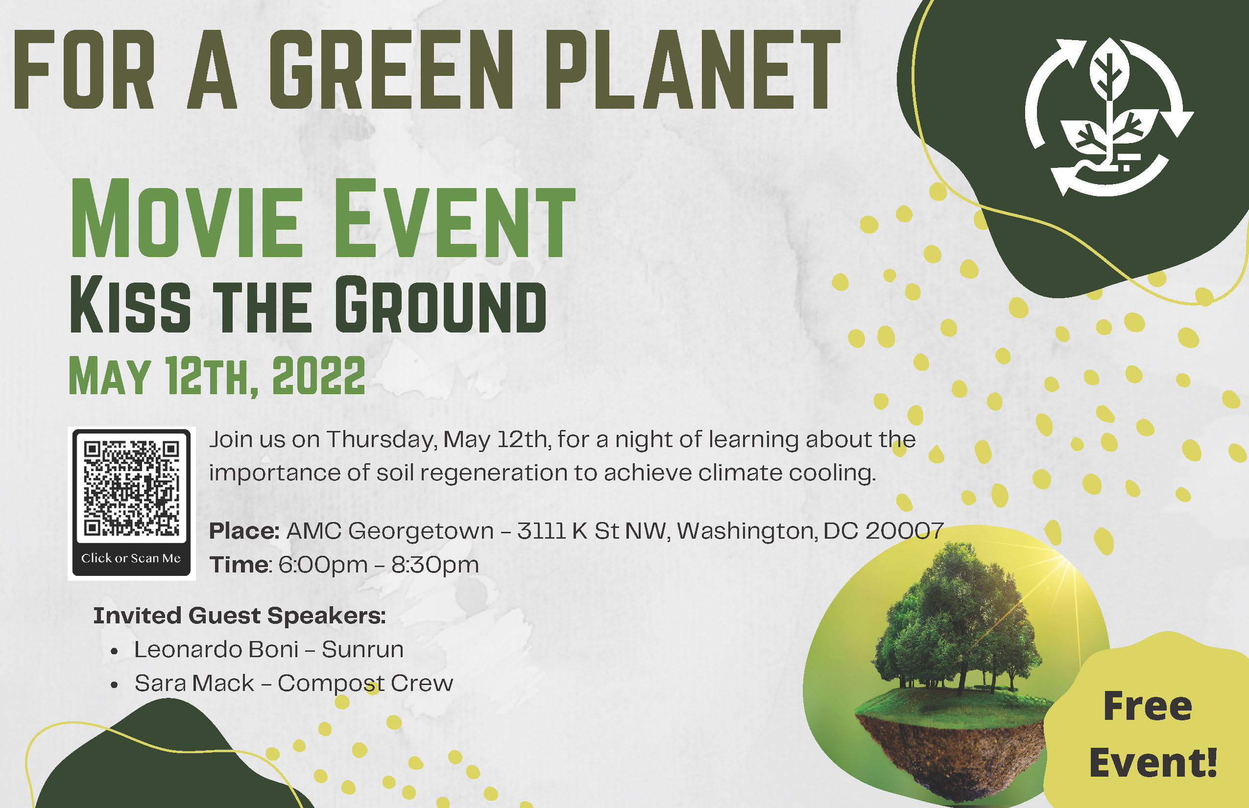 Free Movie Night: Kiss the Ground - RPCV/W