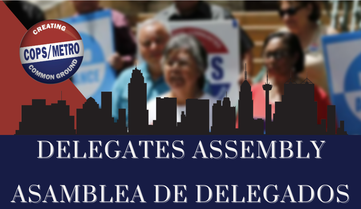 September 11, 2022 - Delegates Assembly - COPS/Metro Alliance