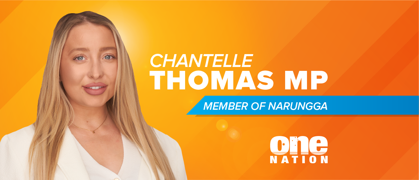 Chantelle Thomas MP - Member for Narungga - ONE NATION SOUTH AUSTRALIA