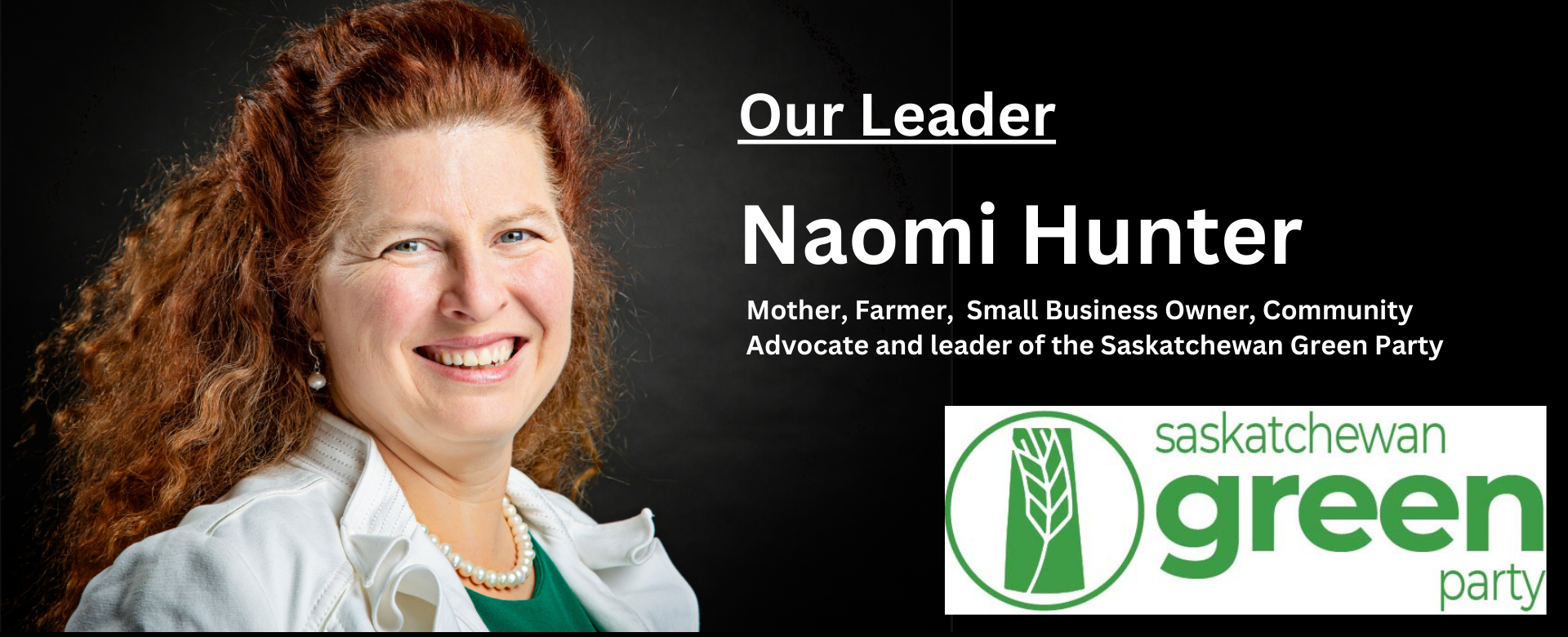 Our Leader - Saskatchewan Green Party