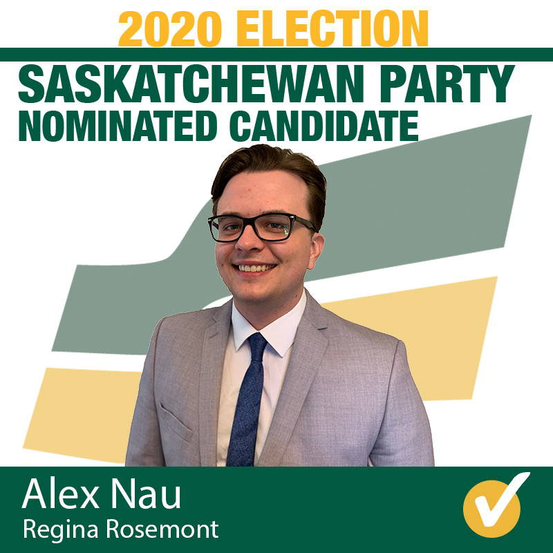 Alex Nau Acclaimed as Saskatchewan Party Candidate for Regina Rosemont ...