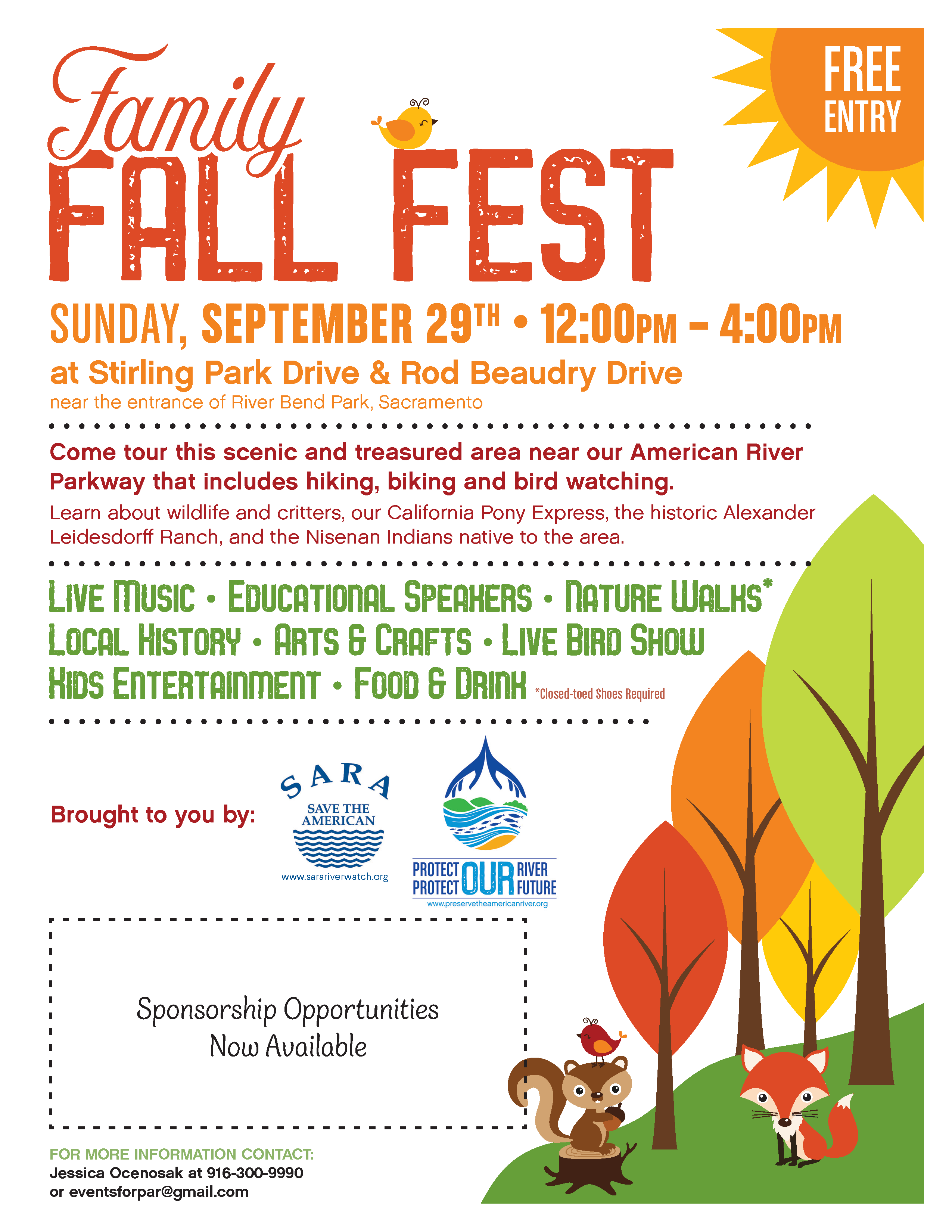 Family Fall Festival - Save the American River Association