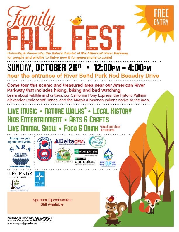 Family Fall Festival - Save the American River Association