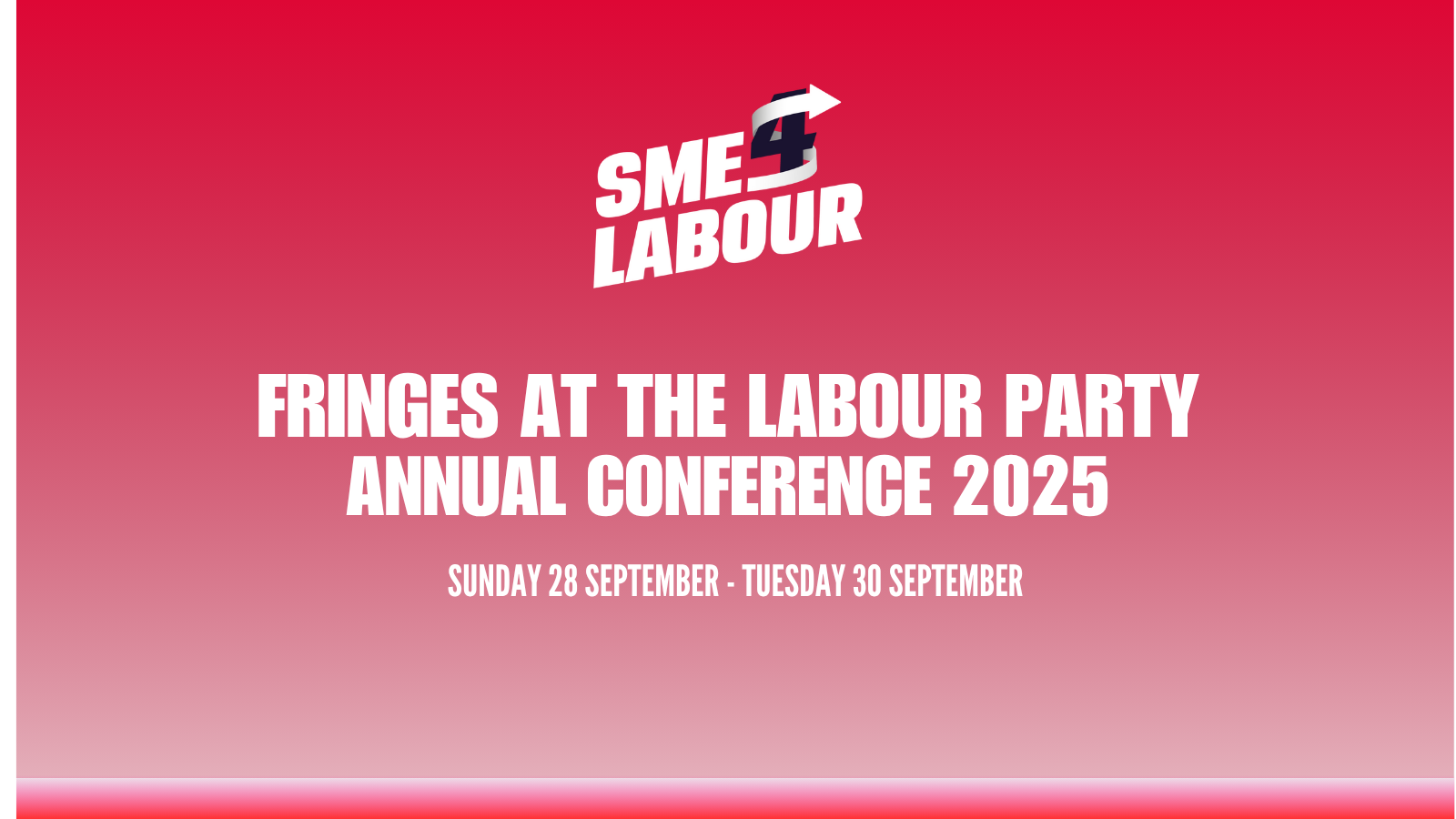SME4Labour’s programme for Labour Party Conference 2025 - SME4Labour