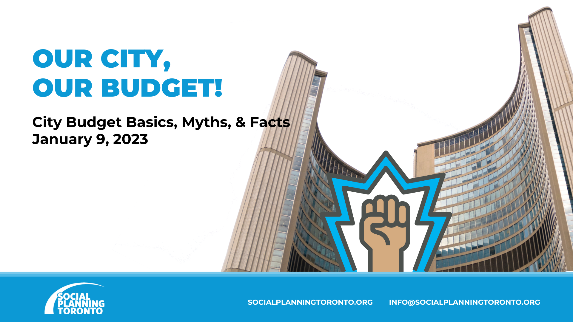 Our City, Our Budget - Social Planning Toronto NEW