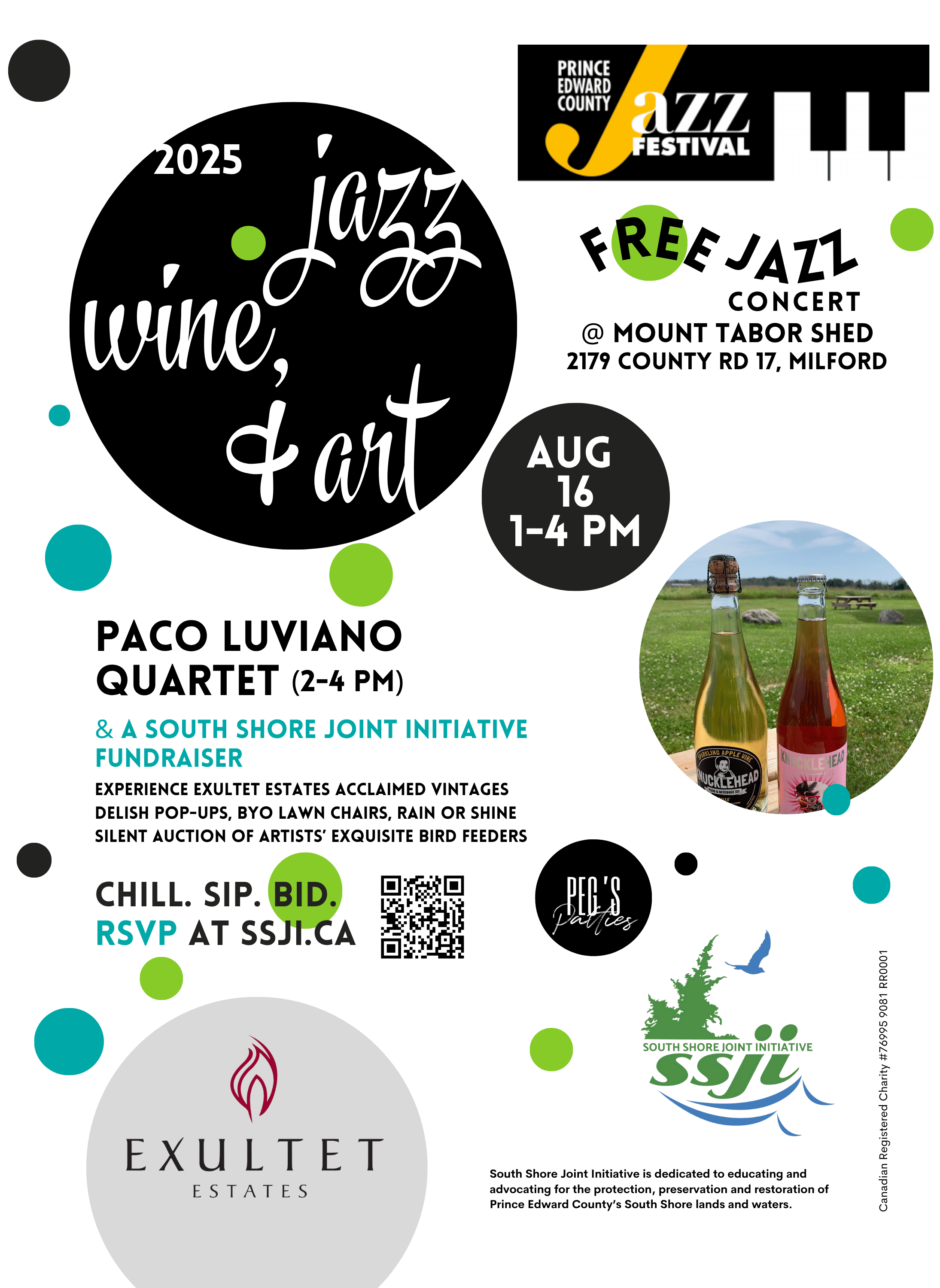 Jazz, Wine & Art 2025 - South Shore Joint Initiative