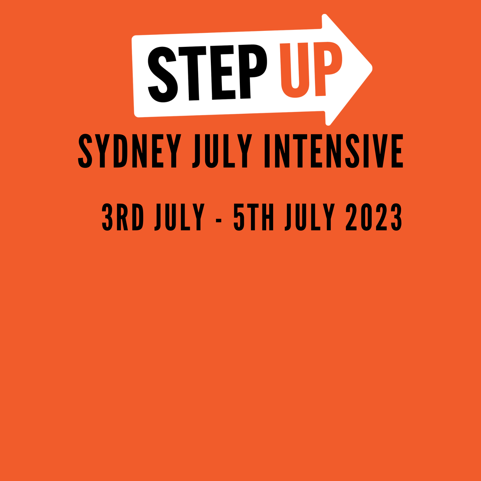 Step Up NSW 2023 July Intensive