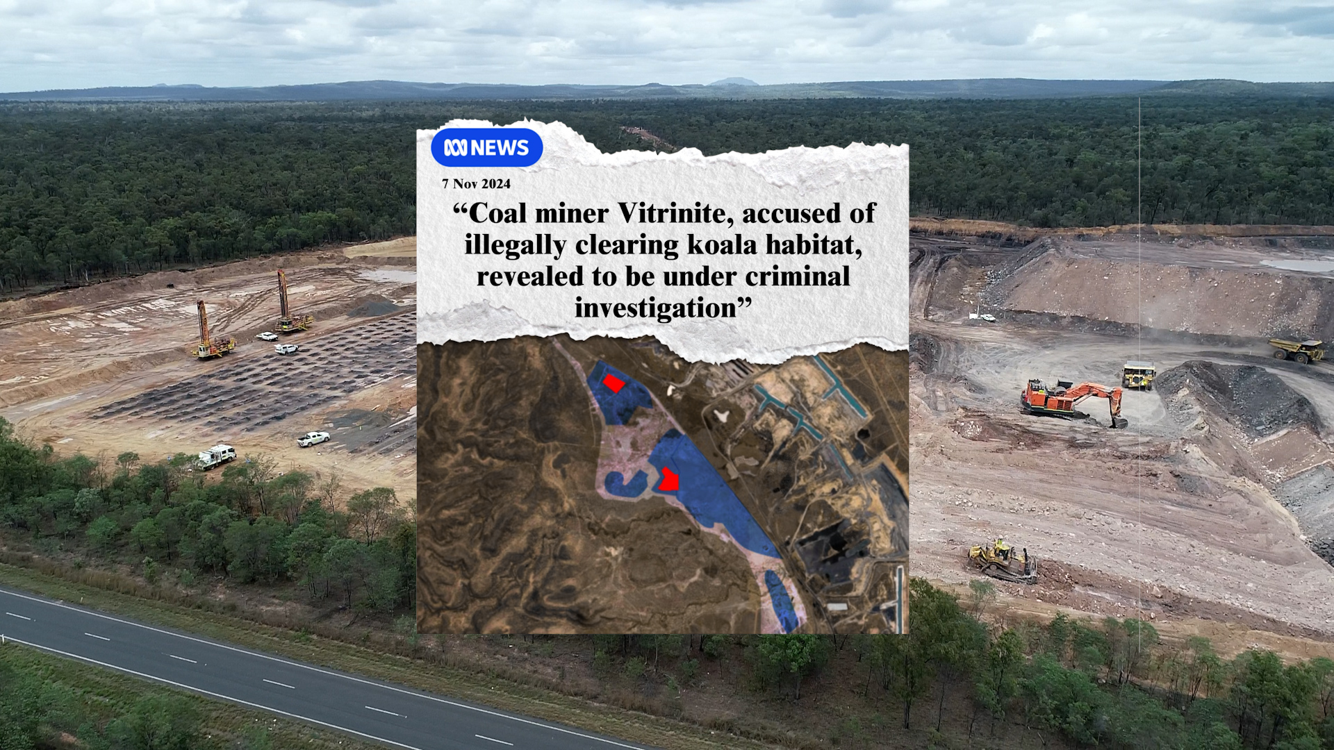 QLD coal company continuing to mine coal and clear koala habitat ...