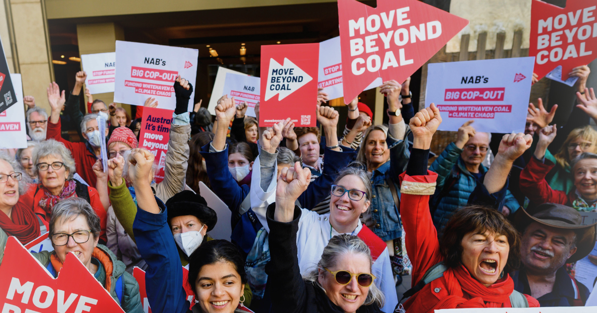 NAB says no to financing Whitehaven Coal - Move Beyond Coal